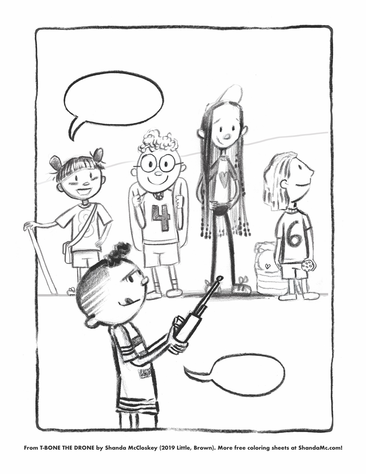 Free T-BONE THE DRONE Activities! | Shanda McCloskey, Children's ...